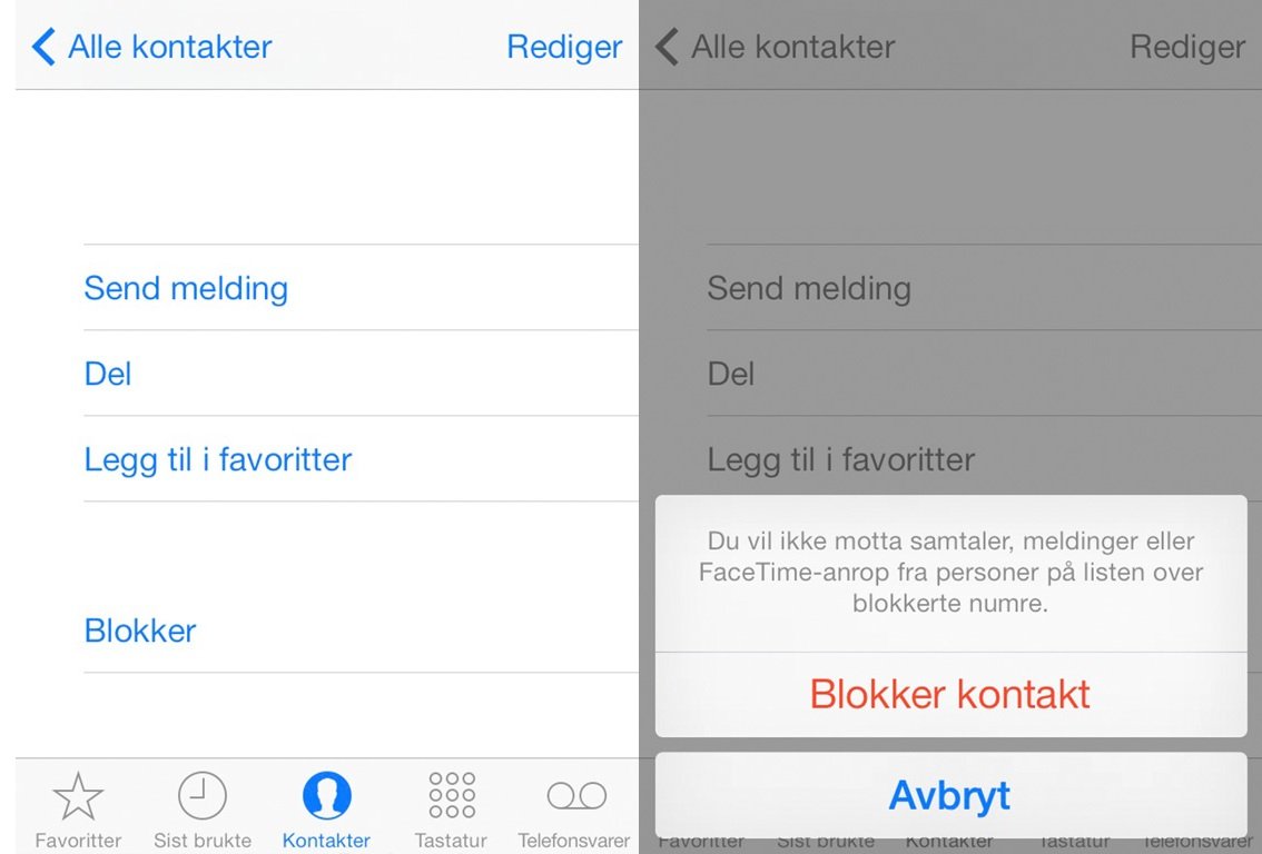 Slik kan du blokkere meldinger og anrop på iPhone