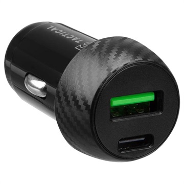 Tactical Field Plug Dual-Port Billader - 20W - Svart